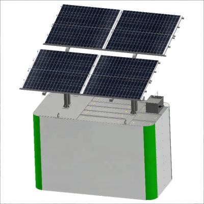China 20m³/day Solar Power Industrial Wastewater Treatment Equipment with 0.9KW Power & 8m² Footprint for sale