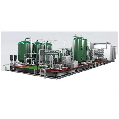 China Offshore RO Seawater Desalination Plant 105kW PLC Containerized System 1-100 m³/h Capacity for sale