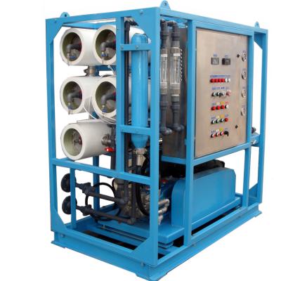 China Captain Pure Seawater Desalination Plant 99.2% Desalination Rate 10-300 m³/h Capacity AC220V 18A for sale