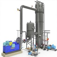 China MVR Steam Compressor Brine Treatment Evaporator - 15-50kW Energy Consumption with PLC Control for Chemical Effluent Desalination for sale