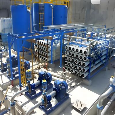 China Fully Automatic PLC Control RO System 4000Lph Reverse Osmosis Desalination Water Treatment for Industrial Use for sale