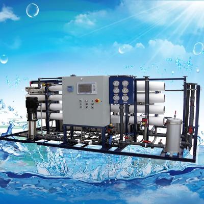 China Used Industrial Sea Water Purification RO System 500-5000L/H Capacity with 96-99% Desalination Rate for sale