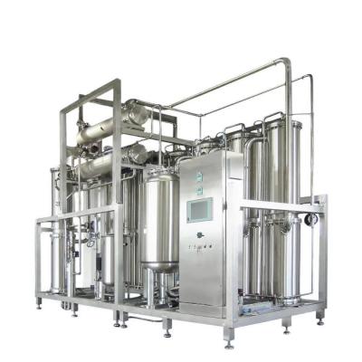 China Multiple Effect Distilled Water Machine 150kg Injection Water Purification FRP Tank 304 Stainless Steel for sale