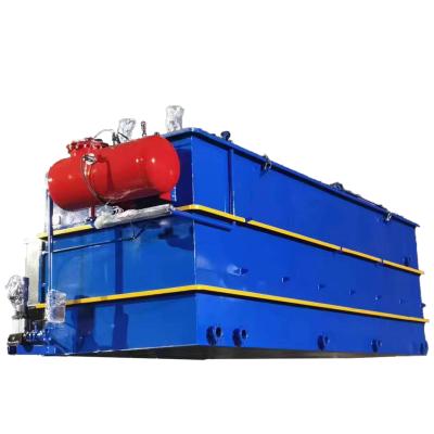 China DAF Dissolved Air Flotation Sewage Treatment Plant 2.5t Capacity 5kw Motor Rectangle Design for Industrial Wastewater for sale