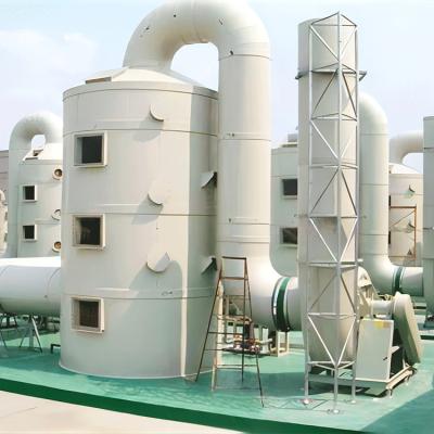 China Flue Gas Purification HCl Fume Ammonia SO2 Scrubber System 300 Kg Capacity with 40000 m³/h Air Flow for sale