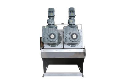China DL Stacked-Screw Sludge Dewatering Machine 0.12-135m³/h Capacity for Sewage Treatment Plants for sale