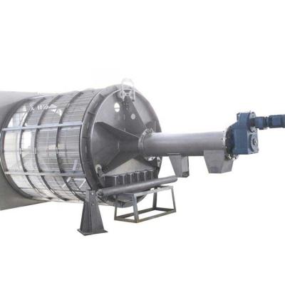 China SS304/SS316 Rotary Drum Screen Filter 600-2200mm Diameter for Wastewater Sludge Treatment with 0.75-2.2kW Motor for sale