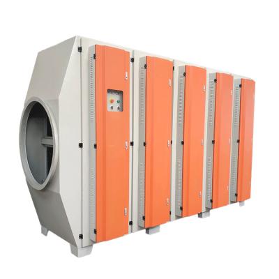 China Industrial Small Activated Carbon Adsorption Chamber 2000×1100×1300mm Stainless Steel Exhaust Odor Treatment Equipment with 99.90% Purification Rate for sale
