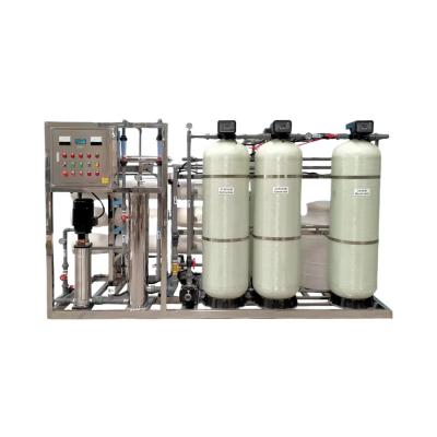 China RO Purification Reverse Osmosis Water Treatment Plant - 2m³/h Capacity for Sea Water Purification at 5-45°C for sale