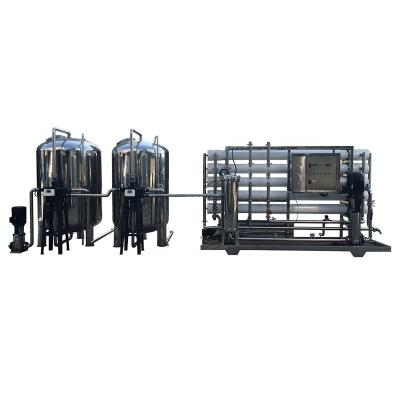 China 304 Stainless Steel Demineralized Water Treatment Plant 15000L/Hour 2000kg Capacity for sale