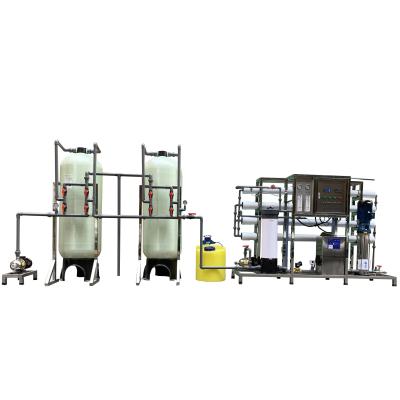 China 2000LPH Groundwater Brackish Well Water Treatment System with 3.75KW Power and 97% Desalination Rate for sale