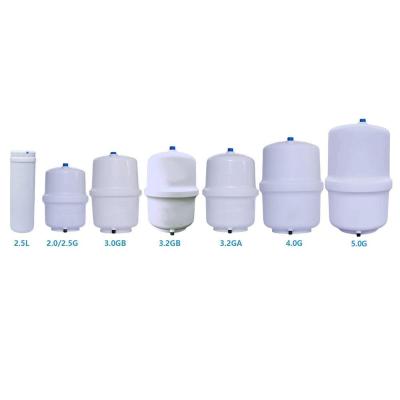 China 2.5L RO Storage Tank Pressure Barrel for Water Purifier Systems - 114mm Diameter G1/2