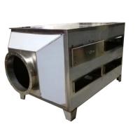 China 304 Stainless Steel Activated Carbon Adsorption Equipment for Waste Gas Treatment - 7.68㎡ Filtration Area, 600mm Inlet/Outlet for sale