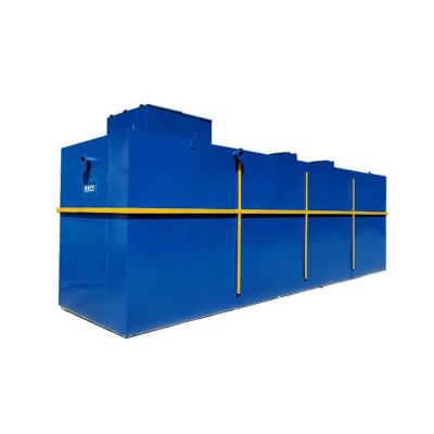 China Sewage Wastewater Treatment Plant Equipment Package - MBBR/MBR Systems 10-300 m³/h Capacity with 5.5-29t Weight Range for sale
