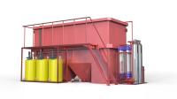 China Paper Waste Water Treatment Equipment 1000 L/H Capacity 4x1.5x2.0M for Industrial Applications for sale
