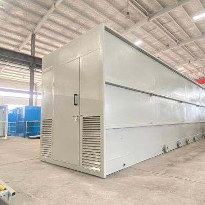 China 100m3 per Day Packaged Sewage Treatment Plant MBR Biological Treatment System ISO9001 CE for sale