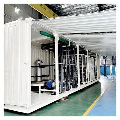 China Integrated Sewage Water Treatment Plant Equipment 2200 kg Movable Membrane System for sale