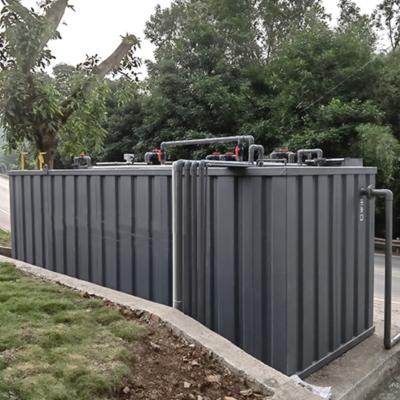 China 20 m3/d Containerized Wastewater Treatment Equipment AO MBR for Domestic Industrial Sewage for sale