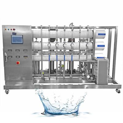China Electric Seawater Desalination Equipment 500-2000L/H RO System 380V for sale
