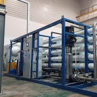 China Anti Corrosion Plastic Seawater Desalination Equipment 500-2000L/H 380V 50Hz Customized Recovery Rate 55-65% for sale