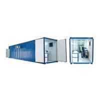 China Automatic Carbon Steel Sewage Treatment Plant 220V 380V Square Modular Wastewater System for sale