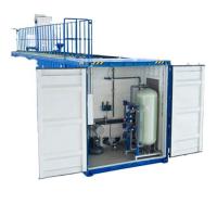 China Automatic Carbon Steel Sewage Treatment Plant 220V 380V Square Modular Wastewater System for sale
