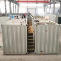 China Carbon Steel Square Modular Sewage Treatment Plant 500-10000L/H 220V/380V for sale