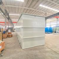 China Square Modular Sewage Treatment Plant 500L/h-10000L/h Customizable Weight CE ISO for sale