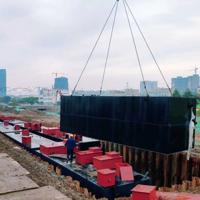 China Square Modular Sewage Treatment Plant 500L/h-10000L/h 220V/380V 50Hz/60Hz for sale