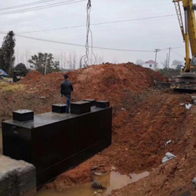 China Square Modular Sewage Treatment Plant 500L/h-10000L/h 220V/380V 50Hz/60Hz for sale