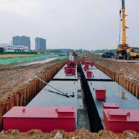 China Square Modular Sewage Treatment Plant 500L/h-10000L/h 220V/380V 50Hz/60Hz for sale