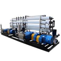 China Electric Seawater Desalination RO System 500-2000L/H Stainless Steel 304 FRP Frame for sale