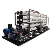 China Electric Seawater Desalination RO System 500-2000L/H Water Filtration Equipment for sale