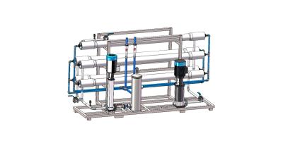 China Customizable Seawater Reverse Osmosis Desalination System 50000 LPH 220V for sale