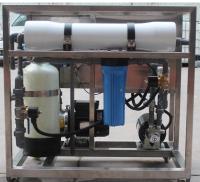 China 1000L/H Seawater Desalination Plant RO Water Purifier 380V 8.35KW Industrial Reverse Osmosis System for sale