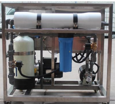 China 1000L/H Seawater Desalination Plant RO Water Purifier 380V 8.35KW Industrial Reverse Osmosis System for sale