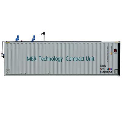 China Portable Sewage Treatment Plant Perfect Solution For MBR / MBBR Container Wastewater Treatment for sale