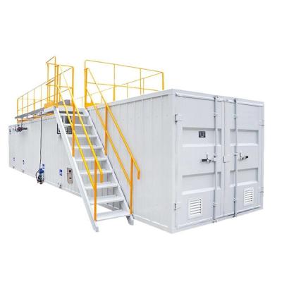 China Fully Automatic MBBR MBR Sewage Treatment System 10 T/D to 100 T/D Capacity for sale