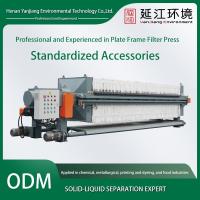 China Filter Press Plate and Frame Filter Press 2.5Mpa Max Pressure 10-1000 sqm Filter Area for sale