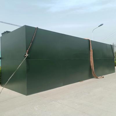 China Integrated Domestic Sewage Treatment Plant STP 50-150 People Customized Carbon Steel for sale