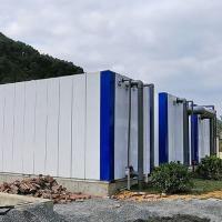 China Intelligent Containerized MBR Sewage Treatment Plant 300m³/day 7.7KW for sale