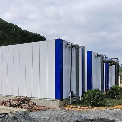 China Intelligent Containerized MBR Sewage Treatment Plant 300m³/day 7.7KW for sale