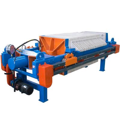 China Manual Sludge Dewatering Filter Press 15㎡ 0.6MPa for Solid Liquid Separation for sale
