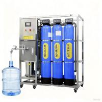 China Reverse Osmosis Water Treatment Machine 1500GPD to 12000GPD Salt Water Desalination Plant PLC Control for sale