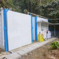 China Modular Mobile Sewage Treatment Plant Compact Containerized MBR Integrated Wastewater Treatment System for sale