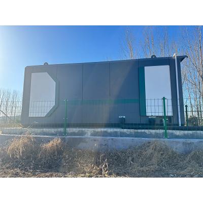 China Modular PLC Controlled Sewage Treatment Plant with Pump & Motor 30m³/d Capacity Easy to Use for Resorts & Commercial Use for sale