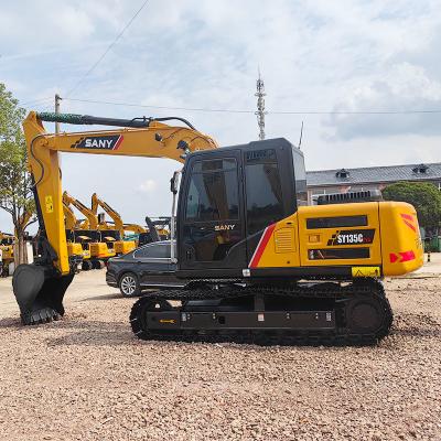 China Secondhand Backhoe Sany Sy135 13Ton Excavator Equipment for sale