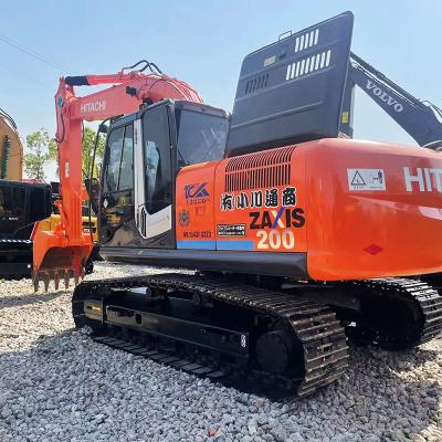 China Zx200-3 20T Used Hitachi Excavators Heavy Machinery Digger Earthmoving for sale