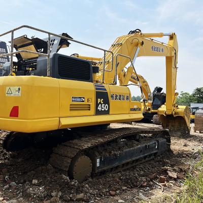 China Large Used Komatsu Excavators PC450-8 45Ton Earthmoving Equipment for sale