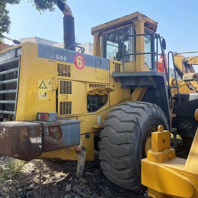 China Japanese Front Wheel Used Loader Komatsu Machine WA500-3 for sale